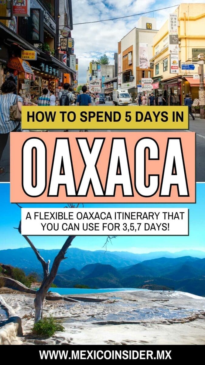 Epic 3-5 Day Oaxaca Itinerary (Free Travel Itinerary Download ...
