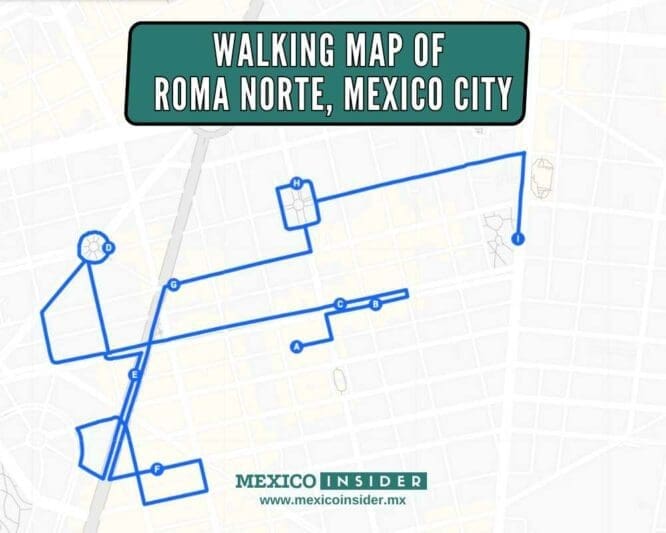 How to spend a day in Roma Norte Mexico City: a realistic walking route ...